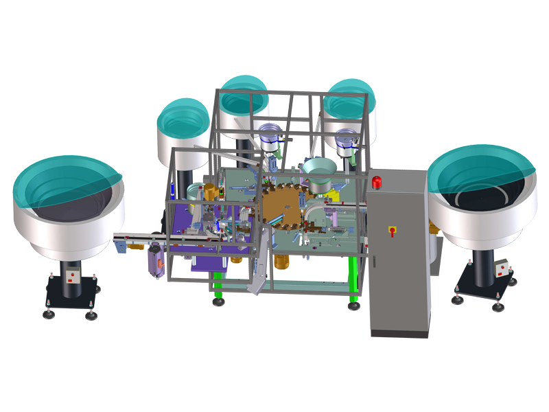 Rotary table for assembly of furniture hinges - RCM